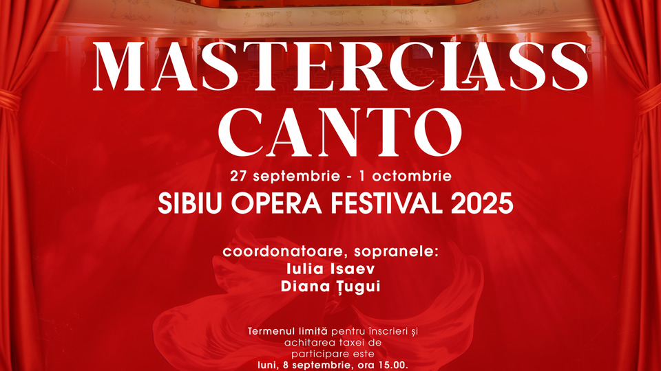 Masterclass de canto sub auspiciile Sibiu Opera Festival 2025 - Radio ...